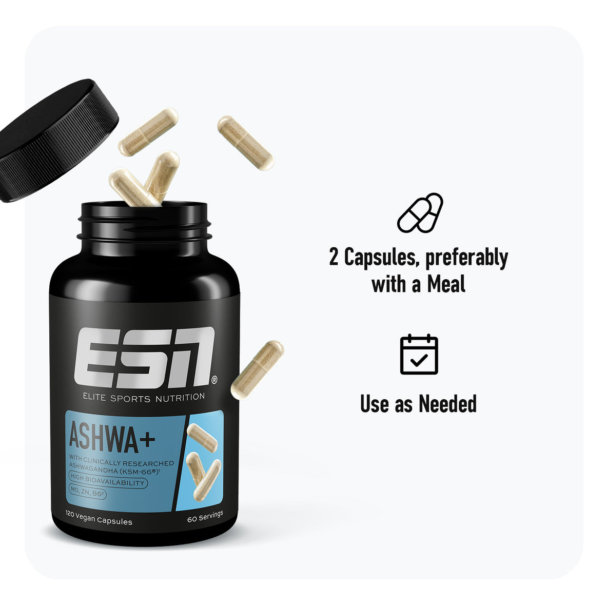 Buy Ashwagandha capsules | 60 servings – ESN