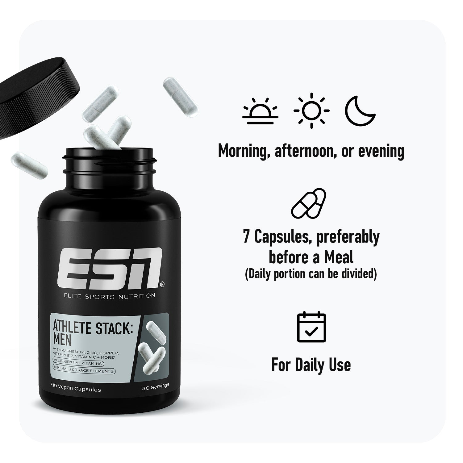 ESN Athlete Stack:Men | Vitamins & Minerals for Athletes